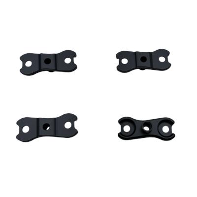 China Custom CNC Machined Aluminum Alloy Two Hole Connectors  CNC Milling and Turning Manufacturing for sale