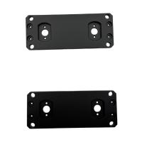 China Custom CNC Machining of Non Standard Stainless Steel and Aluminum Alloy Precision Dual Hole Mounting Plates for sale