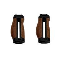 China L shaped quick release camera grip made of CNC aluminum alloy and solid wood is durable and can be customized for sale