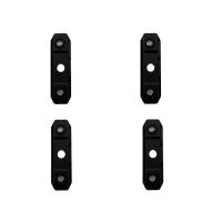 China CNC Precision Machined Bracket Base  Aluminum Alloy with Black Anodized Finish  Customization Available Based on Drawings for sale