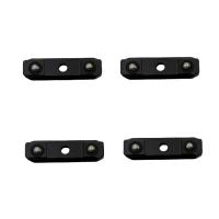 China CNC Precision Machined Bracket Base  Aluminum Alloy with Black Anodized Finish  Customization Available Based on Drawings for sale