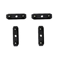 China CNC Precision Machined Bracket Base  Aluminum Alloy with Black Anodized Finish  Customization Available Based on Drawings for sale