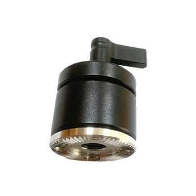 China High Precision CNC Aluminum Alloy Tube Clamp Wear Resistant Non Slip Design A Stable Connector for Photographic Equipment for sale