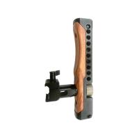 China Custom Wooden Side Handle with 360 Degree Swivel Rail Design for Mirrorless Cameras  CNC Machined Part for sale