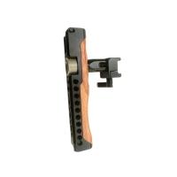 China Custom Wooden Side Handle with 360 Degree Swivel Rail Design for Mirrorless Cameras  CNC Machined Part for sale