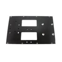 China Painted Aluminum Alloy Ultra High Precision CNC Skeletonized Mounting Plate Corrosion Resistant Wear Resistant Precision Machined Positioning Component Equipment Modules for sale