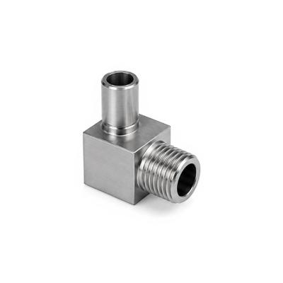 China CNC Machining Of Aluminum Alloy Liquid Cooling Fittings High Sealing And Pressure Resistance for sale