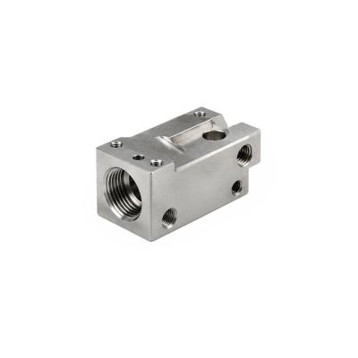 China Aluminum Alloy Cnc Liquid Cooling Joint Machining Precision Flow Channel Integrated Machining for sale