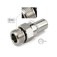China CNC Machining Aluminum Liquid Cooling Fitting Precision Tolerance Custom OEM for sale