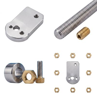 China Multi Material CNC Machining Aluminum Stainless Steel Brass ISO 9001 Parts for sale
