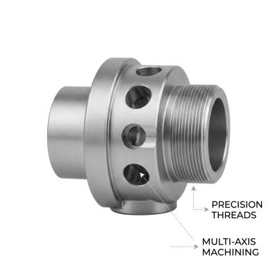 China Precision Turned CNC Aluminum Alloy Parts Custom Shafts Pins Bushings Standoffs OEM Service for sale