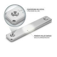 China Precision CNC Machined Sheet Metal Handles Custom Stainless Steel Cabinet Pulls OEM Service for sale