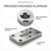 China Precision CNC Machined Sheet Metal Mounting Brackets Custom Equipment Base Plates OEM Service for sale