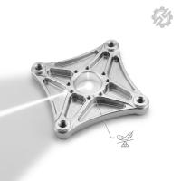 China Custom Lightweight CNC Machined Aluminum Drone Motor Mount Brackets Multi Axis Milling Components For UAV Frames for sale