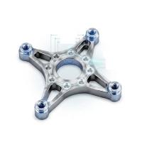 China Custom Lightweight CNC Machined Aluminum Drone Motor Mount Brackets Multi Axis Milling Components For UAV Frames for sale