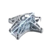 China Custom Lightweight CNC Machined Aluminum Drone Gimbal Mount Brackets Multi Axis Milling Camera Payload Fittings For UAVs for sale