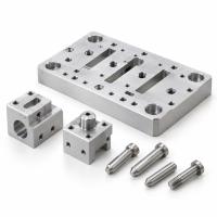 China Custom CNC Machined Aluminum Automation Parts Precision Fixture Components and Sensor Mounts for sale