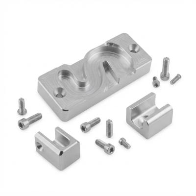 China Aluminum CNC Services for Custom Cable Clamps and Routing Components for sale