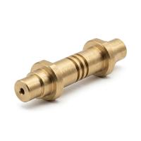 China CNC Brass Pneumatic Valve Spool  Precision Turned Flow-Control Part for sale