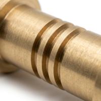China CNC Brass Pneumatic Valve Spool  Precision Turned Flow-Control Part for sale