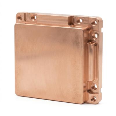 China CNC Copper Heat Spreader Base Precision Thermal Component for sale