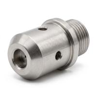 China CNC 316L Stainless Steel Spray Nozzle Body  Precision Industrial Cleaning Component for sale