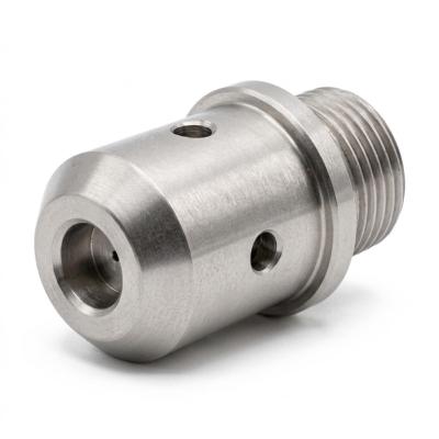 China CNC 316L Stainless Steel Spray Nozzle Body  Precision Industrial Cleaning Component for sale