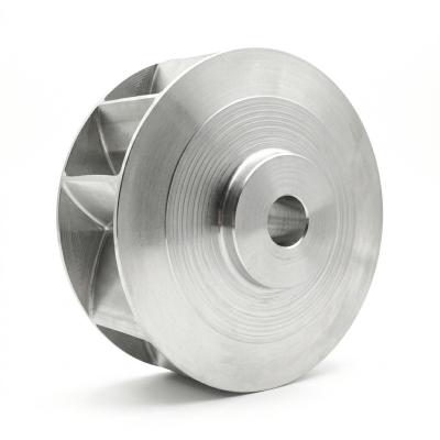 China Five Axis CNC Aluminum Centrifugal Blower Impeller for Industrial Air Systems for sale