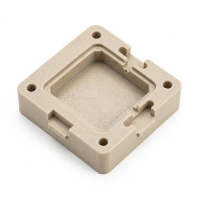 China CNC PEEK IC Test Socket Package Guide Insert for BGA Testing for sale
