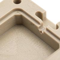 China CNC PEEK IC Test Socket Package Guide Insert for BGA Testing for sale