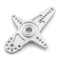 China CNC Aluminum UAV Servo Horn for Fixed Wing Flight Control Linkages for sale