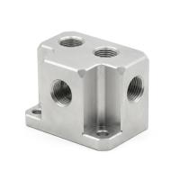 China CNC Aluminum UAV Pitot Static Pressure Manifold for Flight Air Data Systems for sale