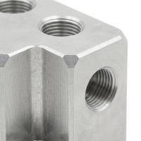 China CNC Aluminum UAV Pitot Static Pressure Manifold for Flight Air Data Systems for sale