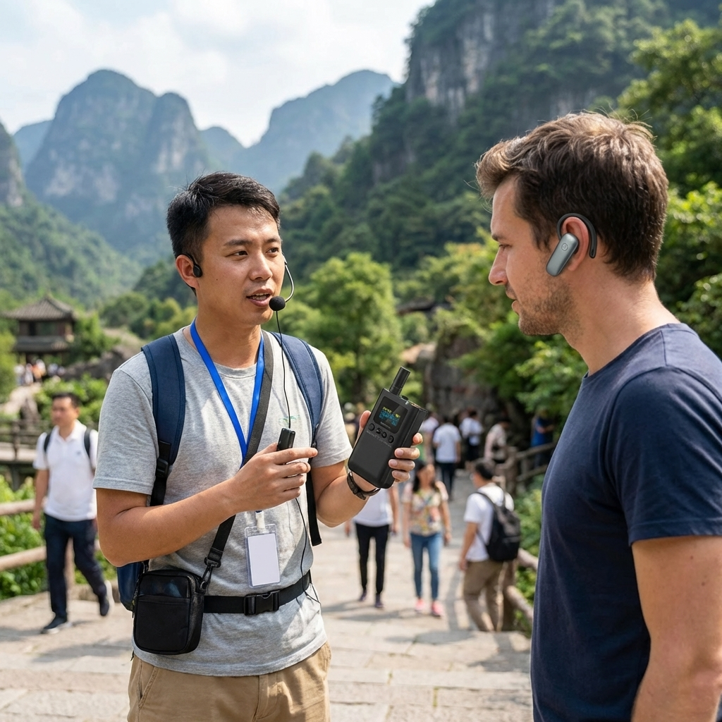 Outdoor tour guide equipment