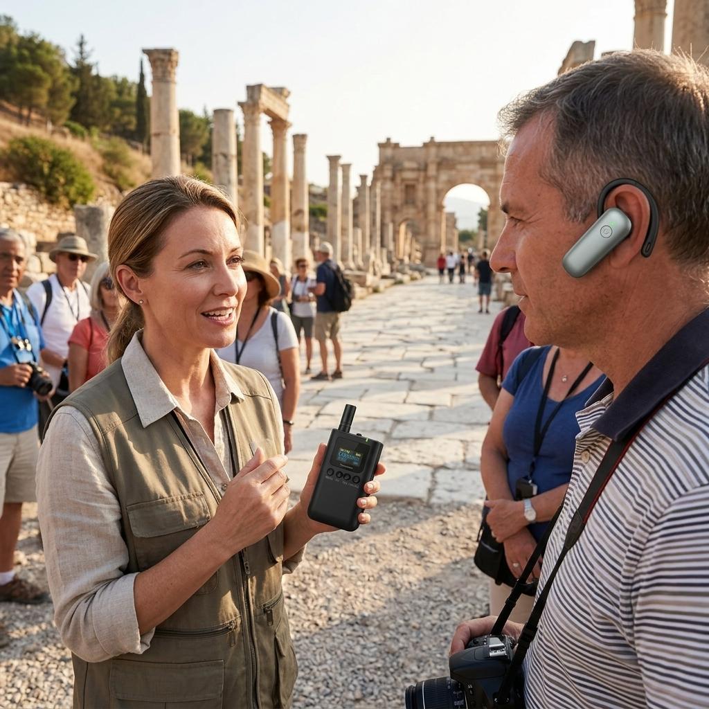 Low-latency tour guide system