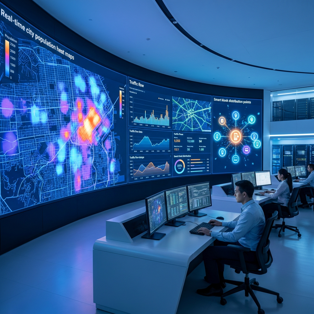 Intelligent guidance systems serve as data nodes for smart city governance