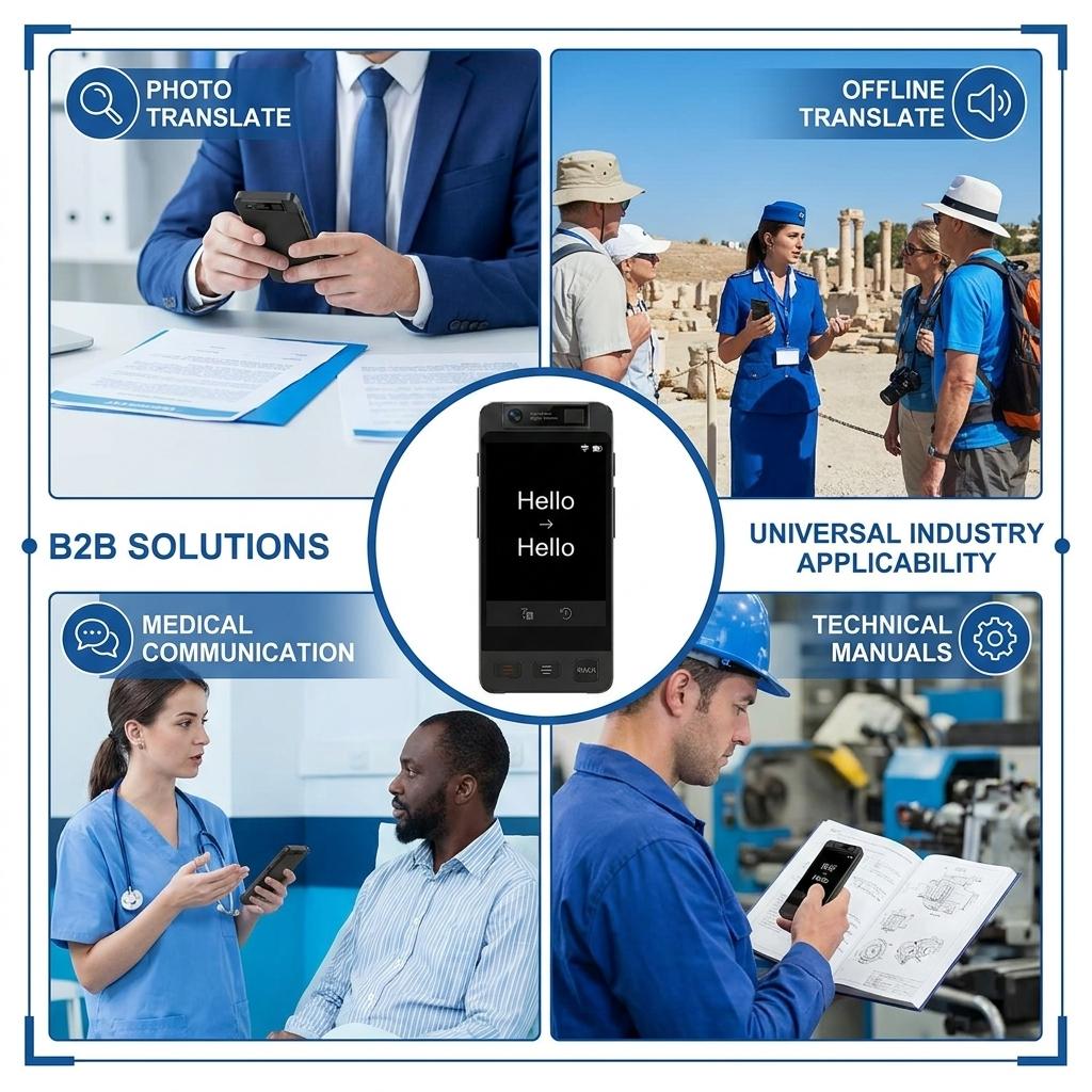 Yingmi F80 Translator for Hospitality Tourism Trade and Industrial B2B Use Cases