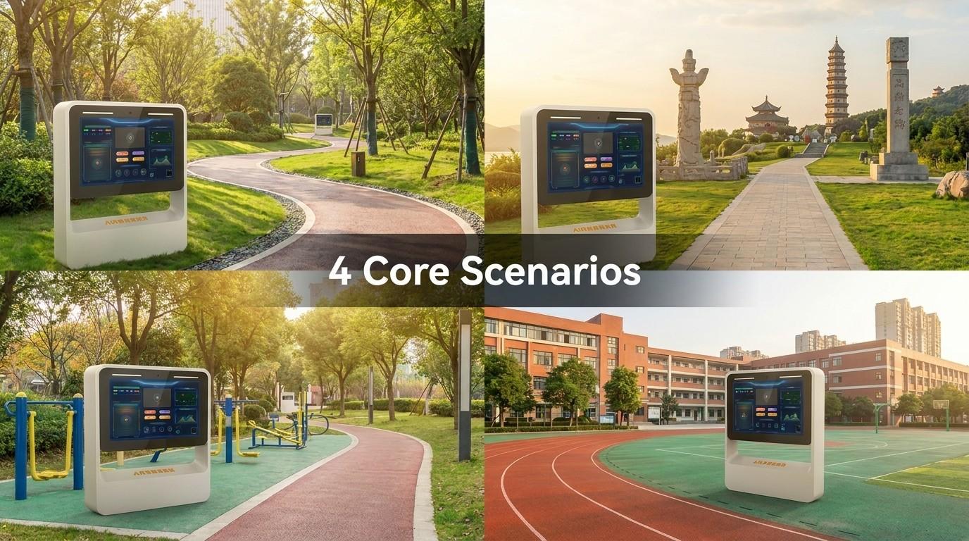 Yingmi smart trail for park, scenic spot, community and campus