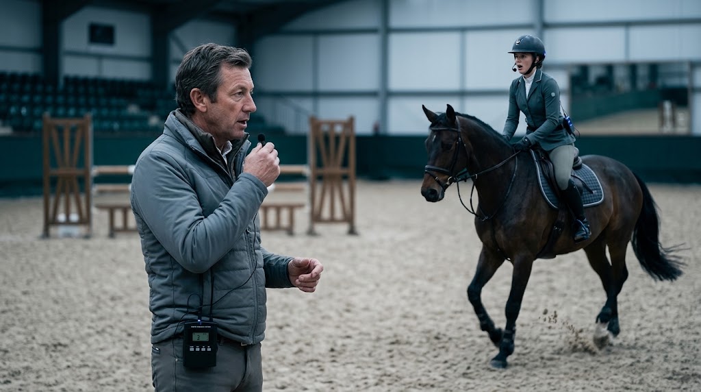 Two-way communication between instructor and rider