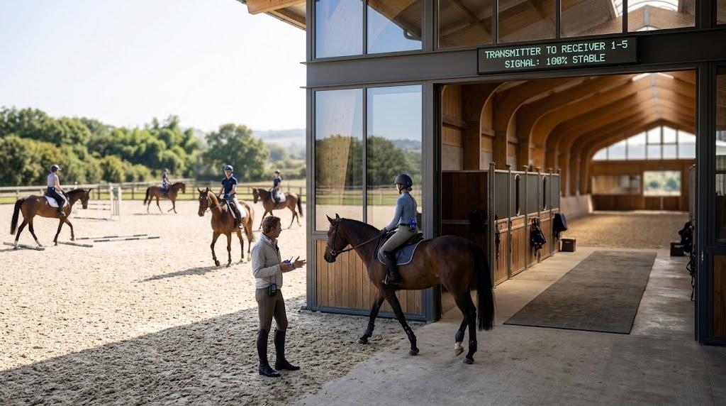 Signal remaining stable as training moves between outdoor and indoor arenas
