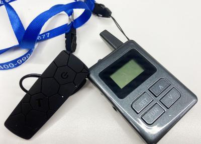 China 100 Independent Channels LCD Display Audio Guide For Battery Power for sale