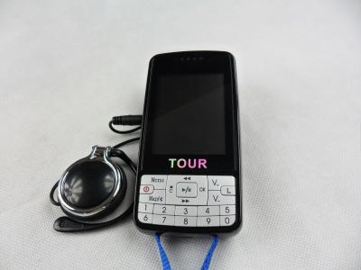 China Automatic Audio Guided Tour System With LCD Screen Black AC Lithium Battery for sale