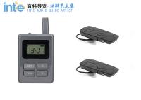 China Long Distance Tour Guide Receiver , E8 Ear Hanging Travel Tour Guide System for sale