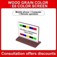 China Smart Dual-Screen E-paper Electronic Table Sign for sale