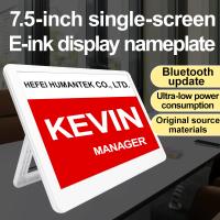 China Smart Dual-Screen E-paper Electronic Table Sign for sale