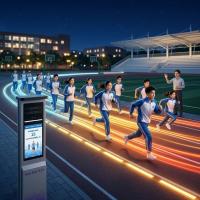 China Interactive running trail lights for sale