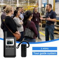 China 2.4GHz One-Click Pairing Tour Guide System for sale