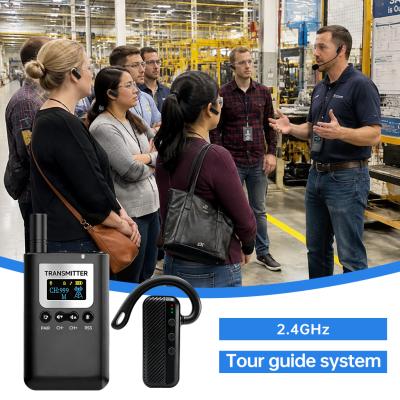 China 2.4GHz One-Click Pairing Tour Guide System for sale