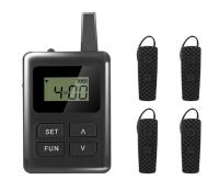 China Digital Wireless Audio Tour Guide Equipment With Ear - Hook Mini Receiver for sale