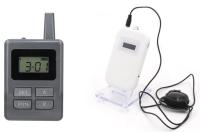 China White Color Multifuctional Audio Guide 100 Channel Strong Anti Interference for sale